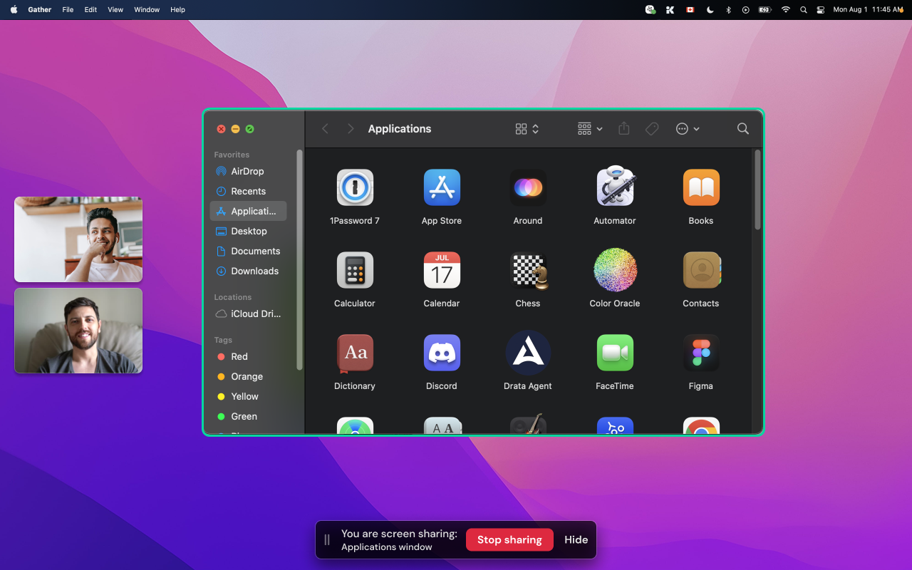 Share Your Screen – Gather
